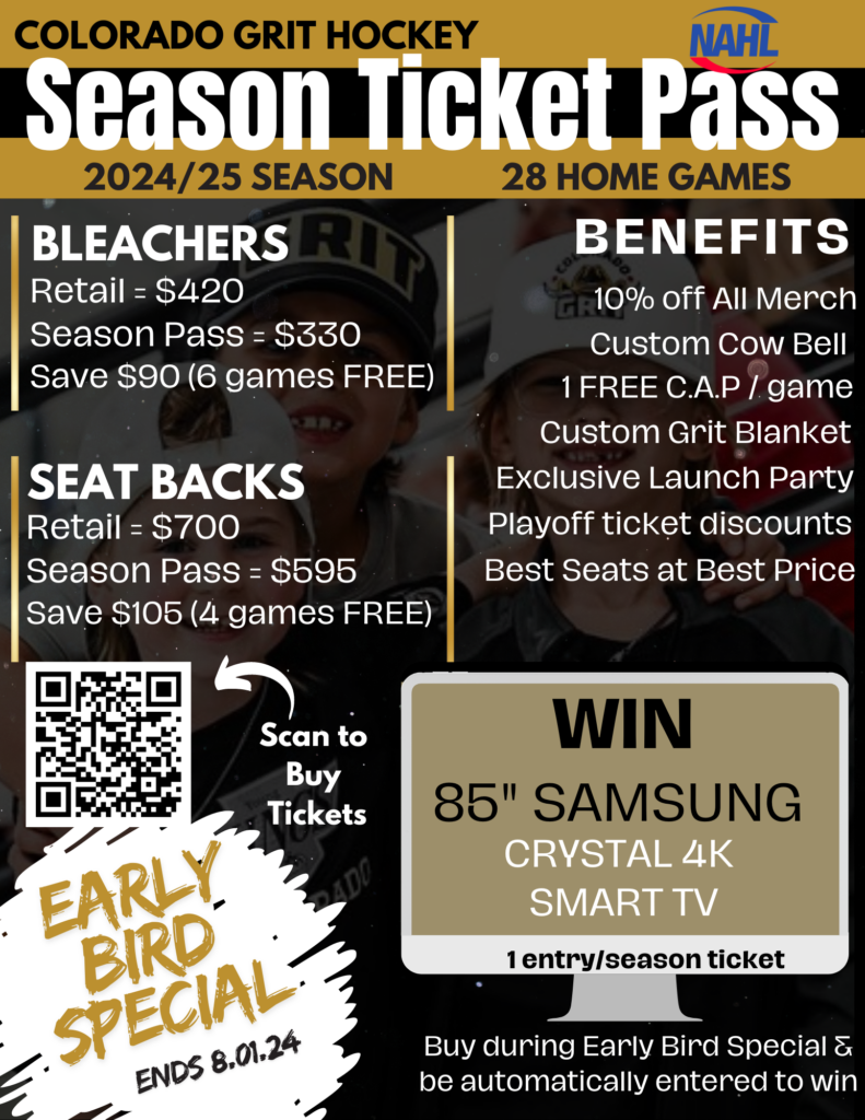 SEASON TICKETS EARLY BIRD SPECIAL AVAILABLE NOW! CLICK HERE - Colorado ...